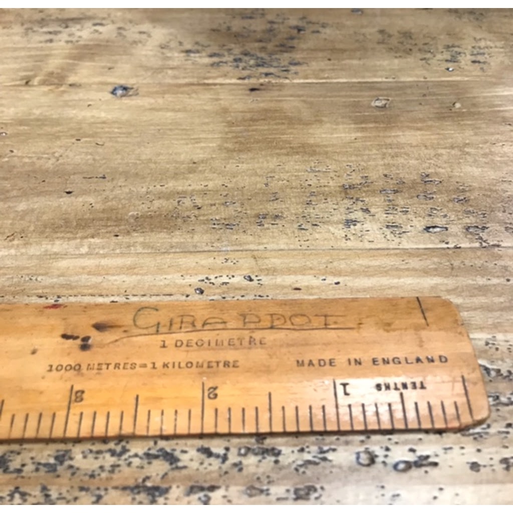 Tenths Vintage Wooden Ruler